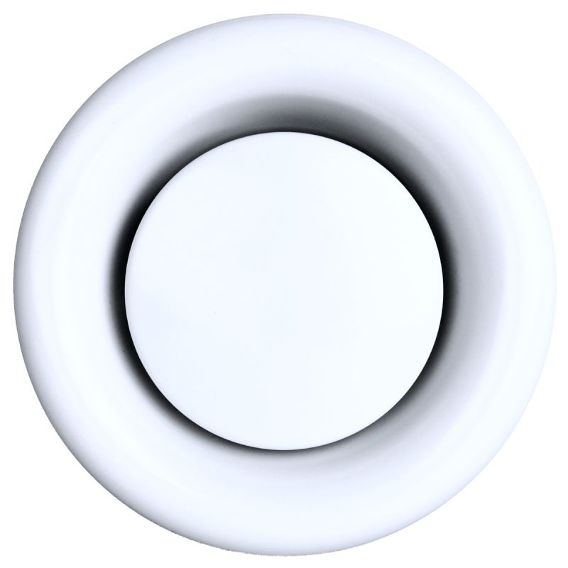 Bouche aération réglable ronde en Inox - Extraction ou insufflation